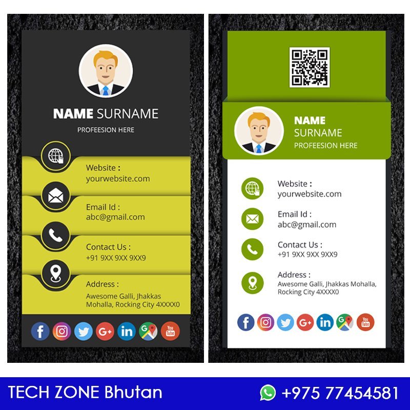 Digital Business Card Templates | Software Bureau